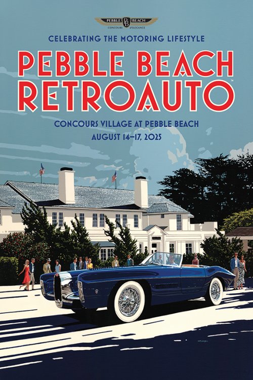Our 2025 Posters - Pebble Beach Concours d'Elegance